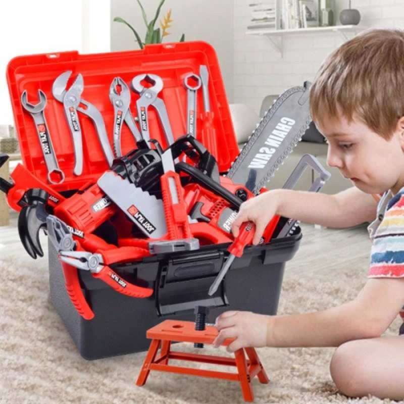 Jual Mainan Anak Insinyur Alat Mekanik Full Set 46 Tools High Quality ...