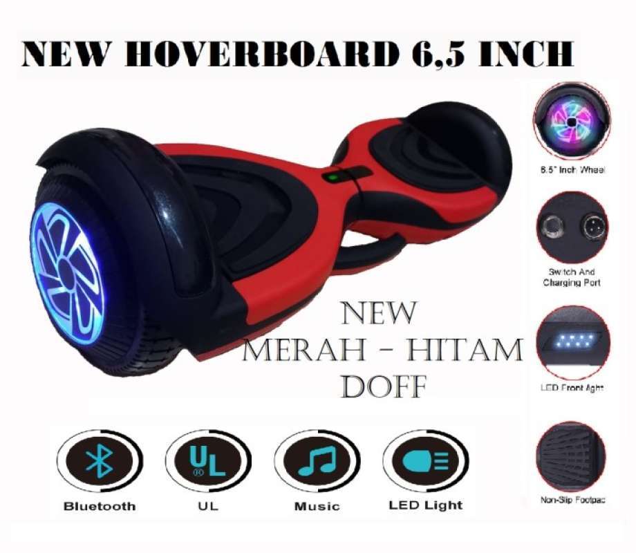 Jual Smart Wheel Balance Led 6.5 Inch New Model Hoverboard - Pink Army ...