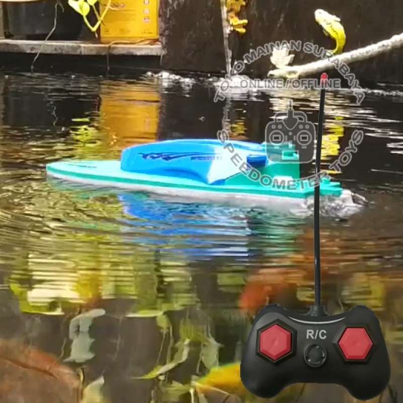 Jual Rc Kapal Mini Speedboat | Mainan Edukasi Anak Kapal Remote Control ...