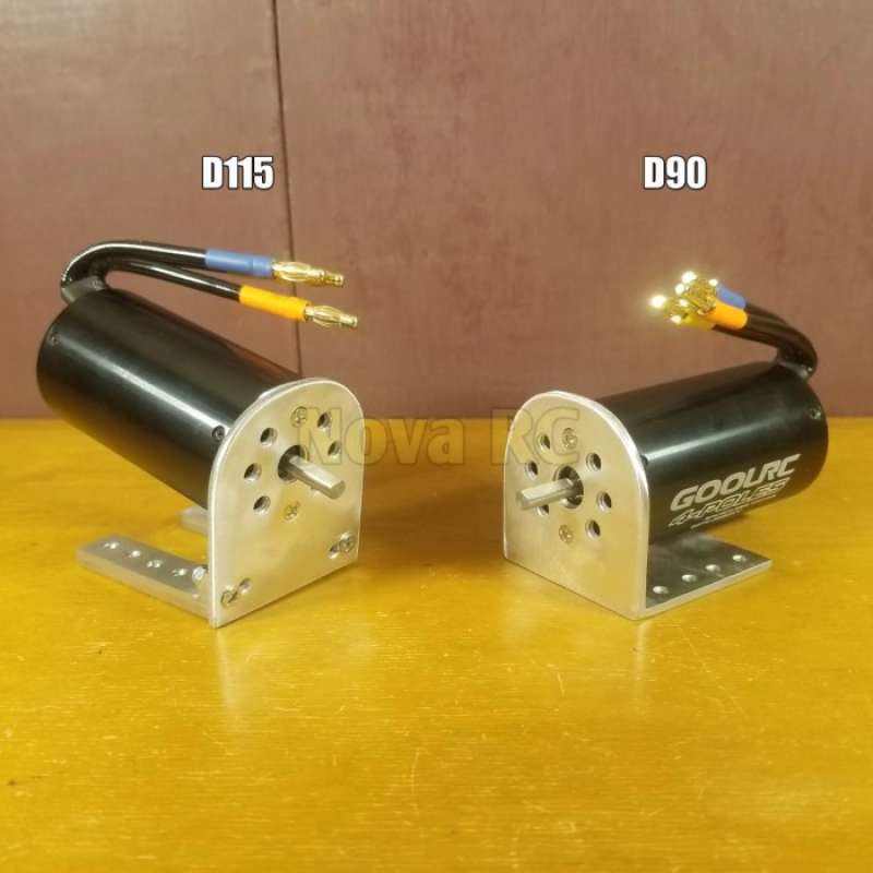 Jual Rc Boat Motor Mount For Brushless Frame 36/40 90â° 115â° Aluminium ...