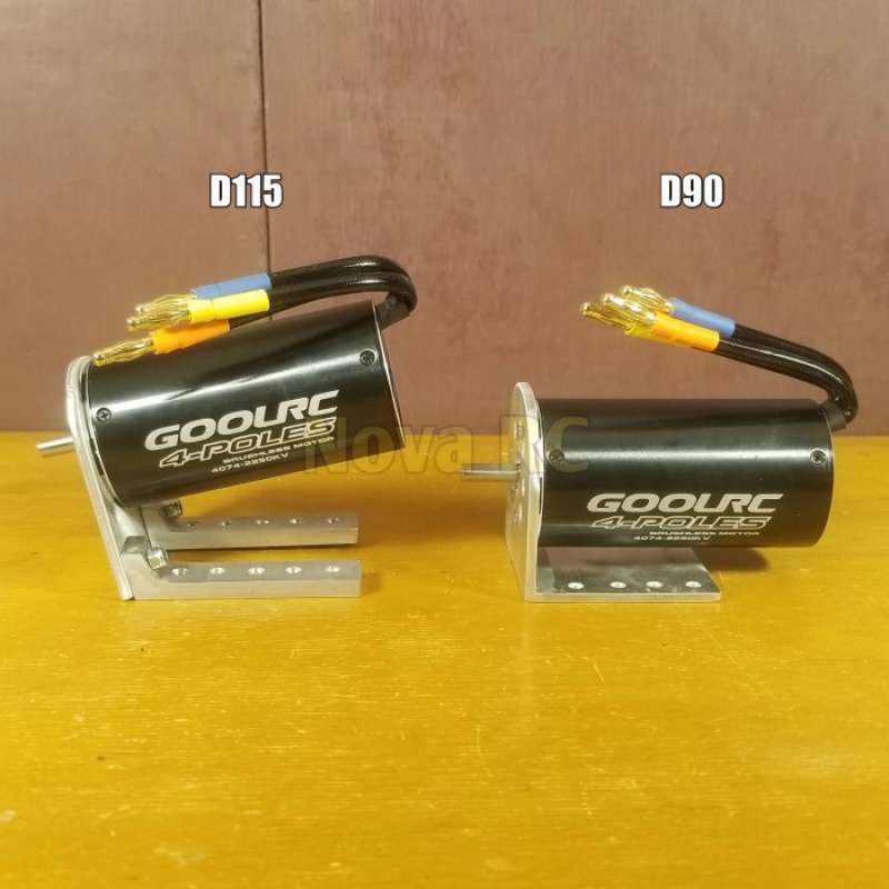 Jual Rc Boat Motor Mount For Brushless Frame 36/40 90â° 115â° Aluminium ...