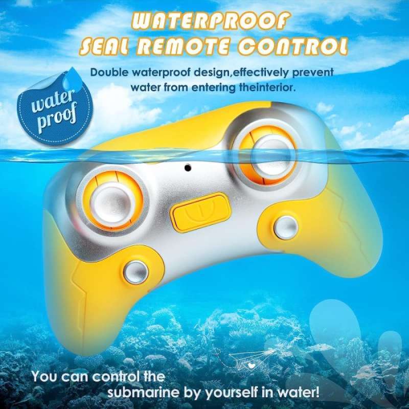 Jual Mainan Kapal Remote Control Rc Perahu Anak Waterproof - Merah Di ...