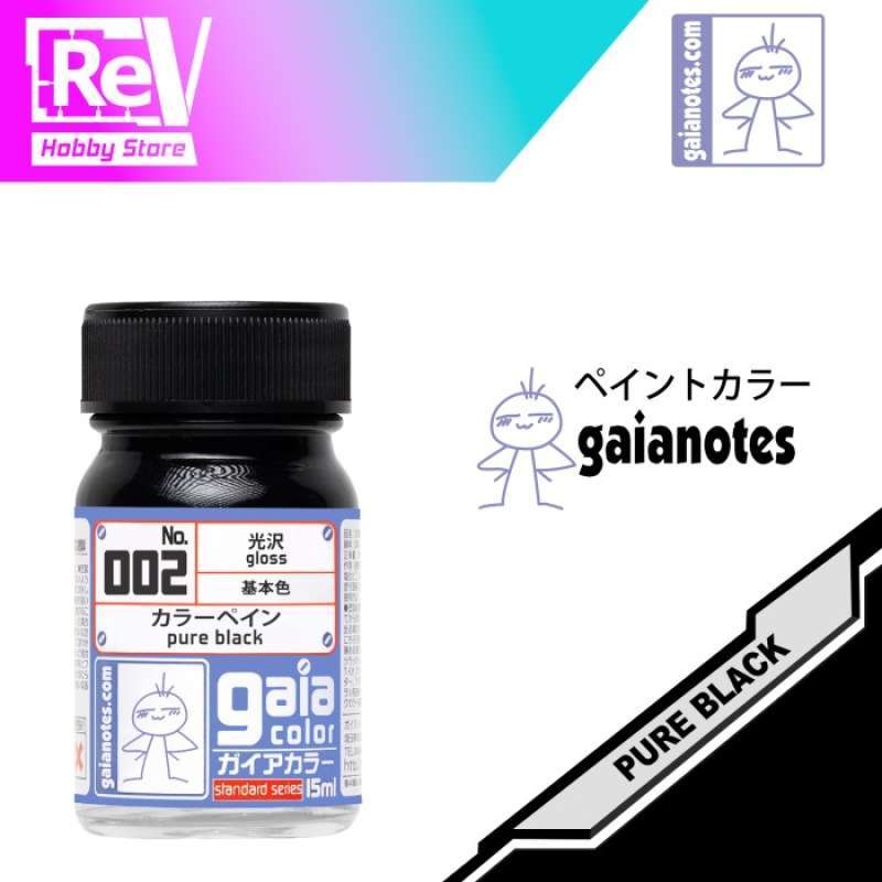 Jual Gaianotes Paint Pure Black 002 Di Seller Velvet Store - Cengkareng ...