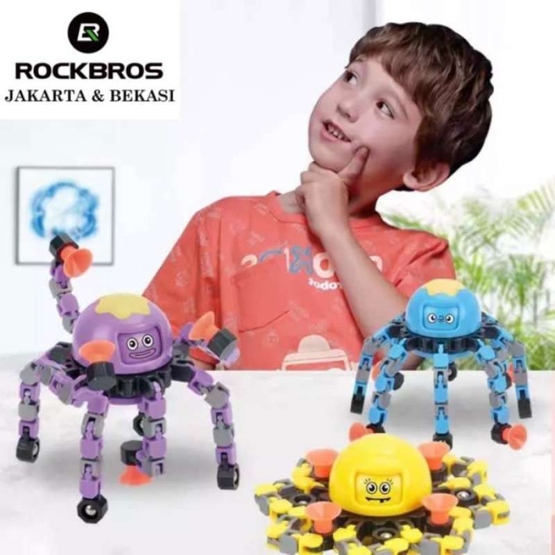 Jual Wacky Track Octopus Rantai Gurita Tracks Fidget Toys Spinner New ...