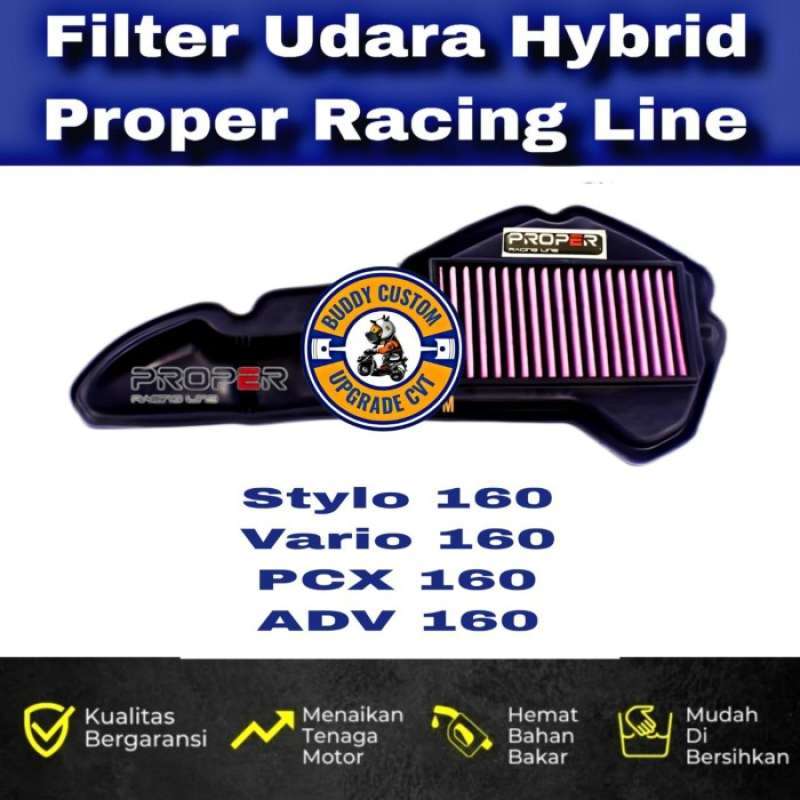 Promo Filter Udara Stylo 160 Pcx 160 Adv 160 Vario 160 Proper Racing ...