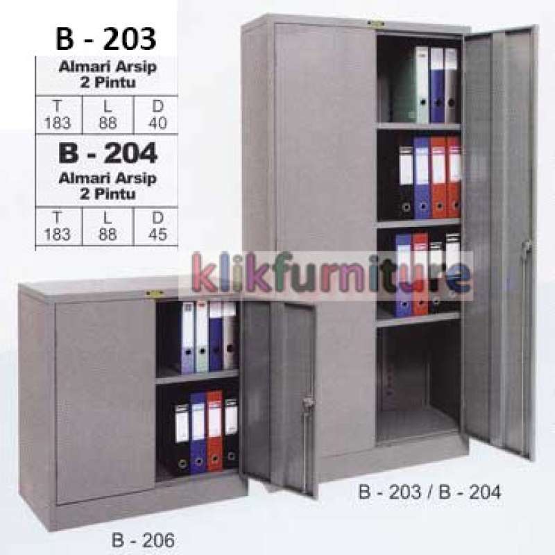 Jual Lemari Arsip Filing Cabinet Besi 2 Pintu Ayun B 204 Brother Di ...