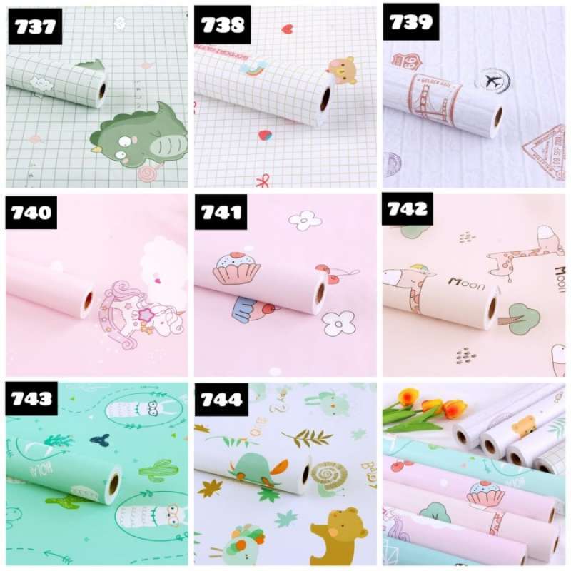 Jual Wallpaper Dinding Kartun Anak | Wallpaper Hewan Kuda Poni - Huihuishop - 740 Di Seller ...