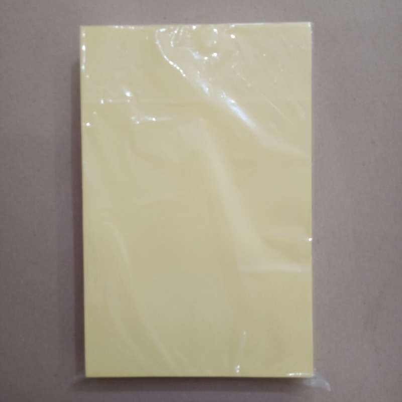 Jual Kertas Hvs Warna 55 Gram Kuning Folio 1 Rim 500 Lembar Di Seller ...