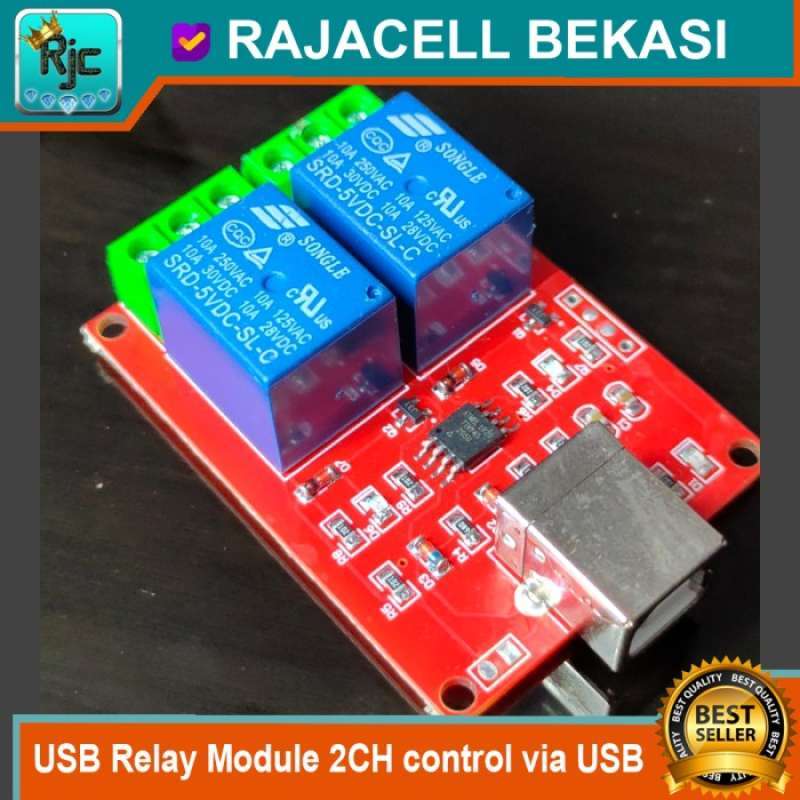 Promo Usb Relay Module 2ch Control Via Usb Software Support Windows Linux Diskon 23% Di Seller ...
