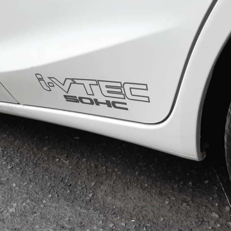 Promo Stiker Mobil I-vtec Sohc / Dohc Honda Jazz Brio City Sticker I ...