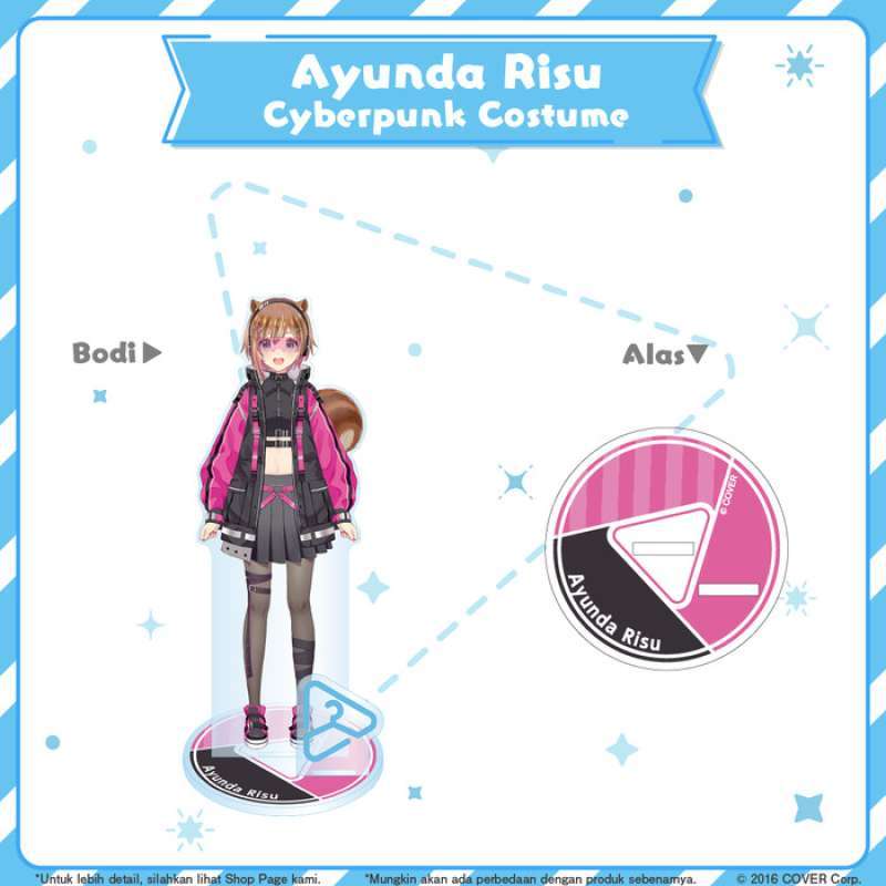 Jual Hololive Closet Ayunda Risu Cyberpunk Costume Di Seller Kingyo ...