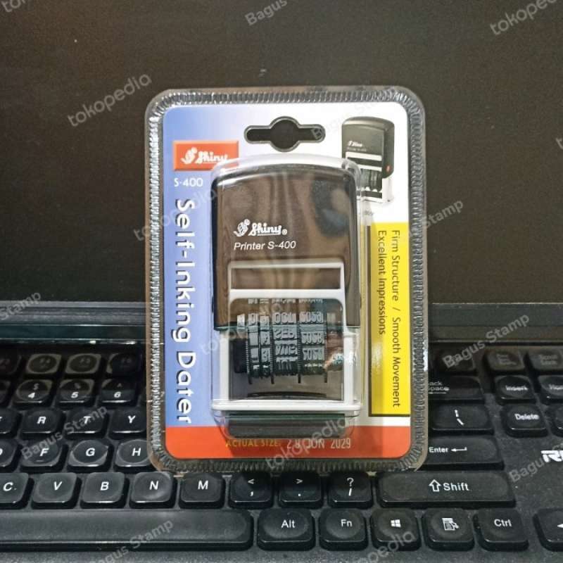 Jual Stempel Tanggal / Dater Otomatis Shiny S400 ( Mini Dater Stamp ...