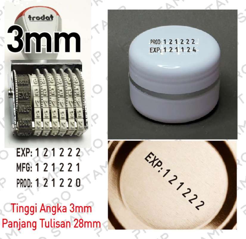 Jual Stempel Angka Kode Produksi / Expired Di Seller Regstore ...