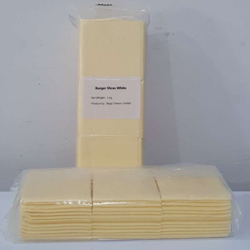Promo Bega Cheese Cheddar Process Slice White Burger 1kg Diskon 23% Di Seller Hikari Storee ...