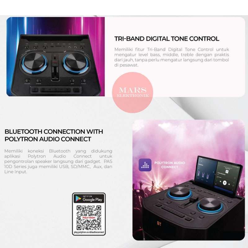 Jual Speaker Active Polytron Pas-10df22 / Pas 10d22 - Super Bass - 3 ...