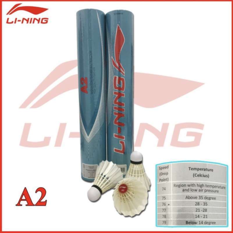 Jual Shuttlecock / Kok Bulutangkis Badminton Lining A2 Li-ning Di ...