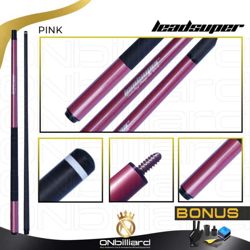 Jual Leadsuper P10 Play Cue Stick Carbon Low Deflection Stik Billiard ...