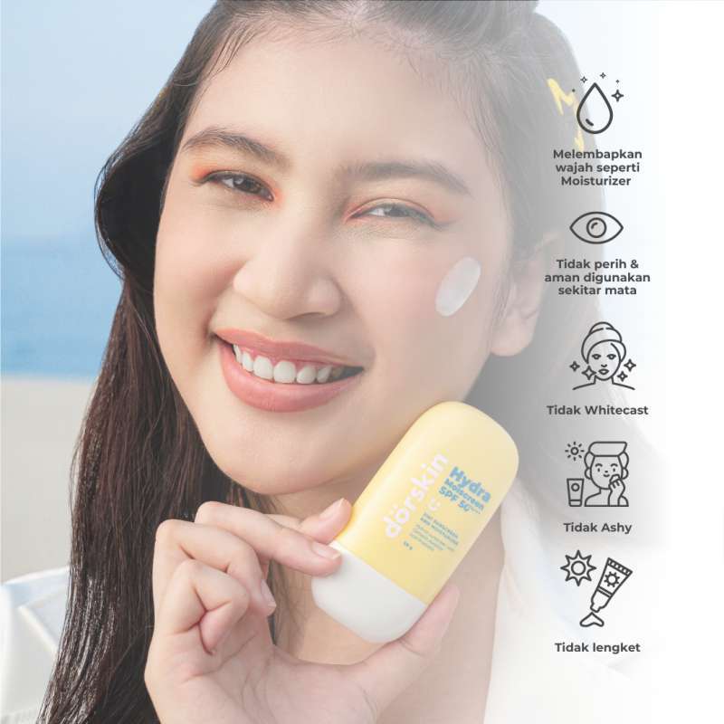 Promo [spf Pa Certified] Dorskin Hydra Moiscreen Spf 50 Pa+++ - Acne Friendly Sunscreen ...
