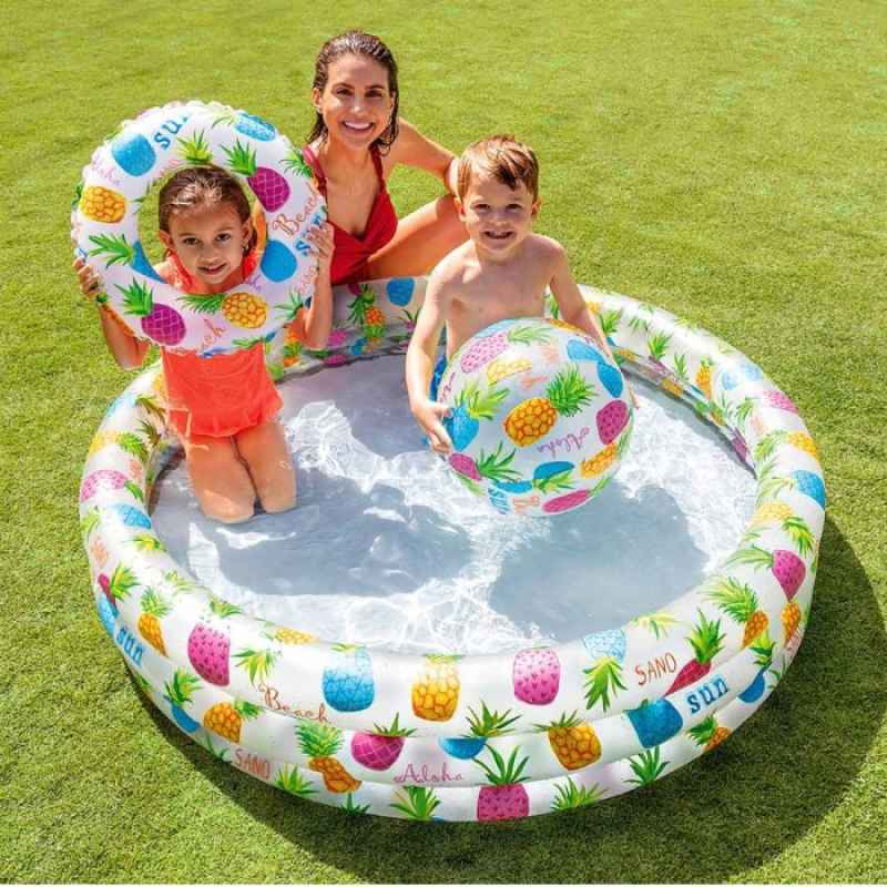 Jual Intex 59469 Kolam Renang Pineapple Splash Pool Set Di Seller ...
