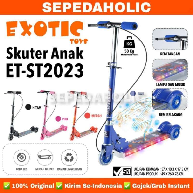 Jual Skuter Scooter Anak Exotic St 2020 Karakter Justice League Rem ...
