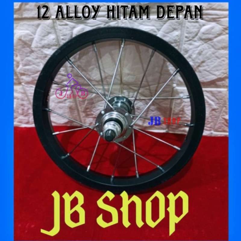 Jual Velg Sepeda 12 Alloy Wheel Set Roda 12 Tebal Stel Jadi Mini Bmx ...