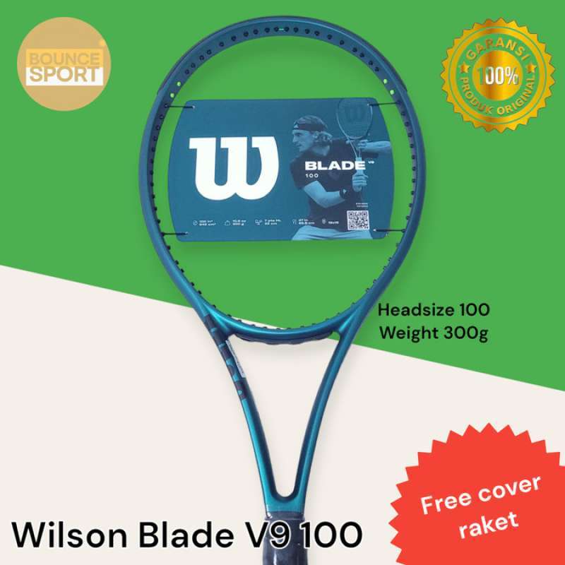 Jual Raket Tenis Wilson Blade V9 98 /100 - 98s / 295gr Di Seller ...