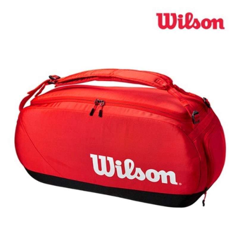 Jual Tas Tenis Wilson Super Tour Duffle Large Bag 4r Wide Red Original ...