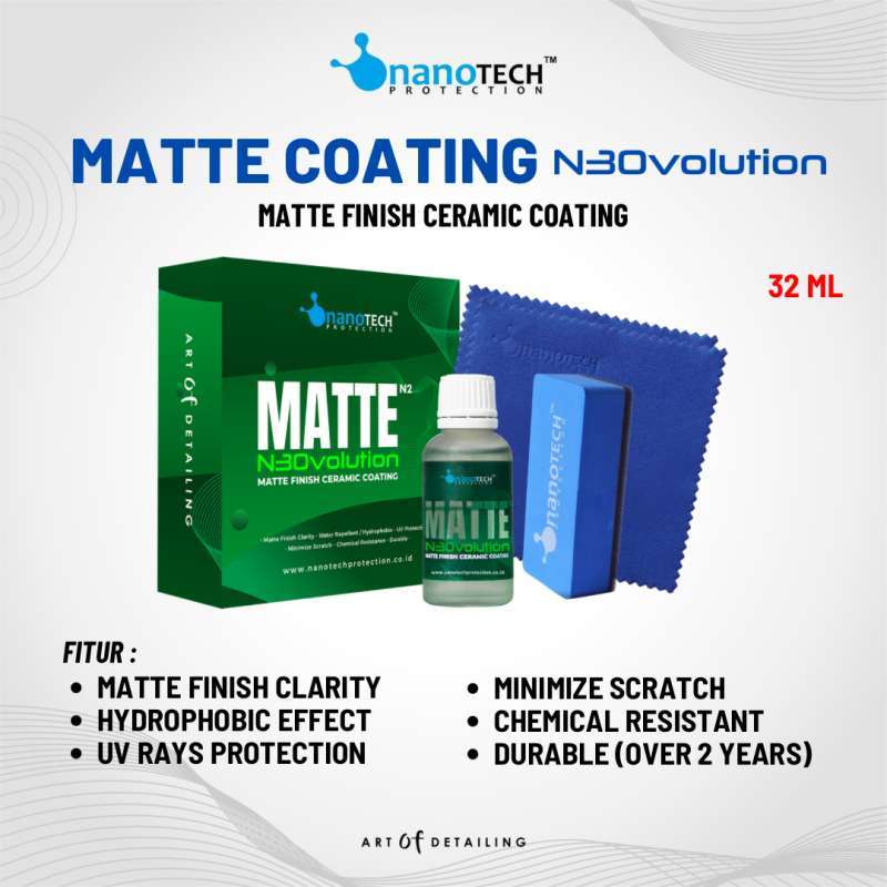 Promo Matte Ceramic Coating N3ovolution - Nanotech Protection - Nano ...
