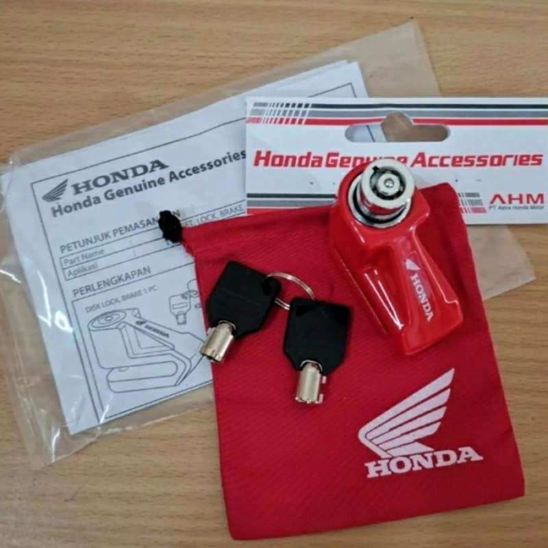 Jual Gembok Cakram Motor / Kunci Ganda Honda (dislock) Di Seller ...