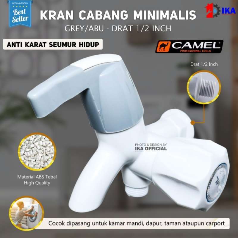 Promo Kran Keran Cabang Double Doble Pvc Plastik Bagus Murah Warna Awet ...