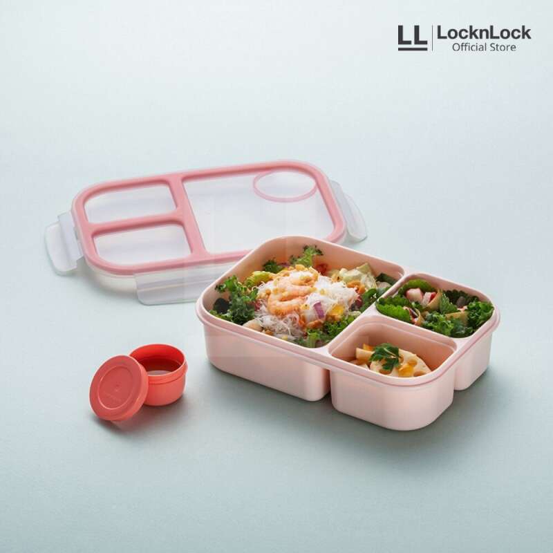 Promo Locknlock Lunch Box To-go 3 Compartment Kotak Makan 980ml ...