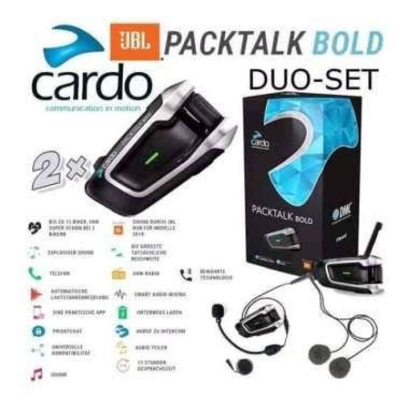 Jual New Packtalk Bold Single Speaker Resmi Cardo Indonesia Baru ...