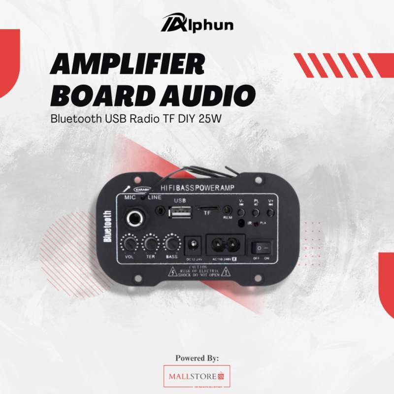 Jual Amplifier Board Audio Bluetooth Usb Radio Tf Diy 25 W - Alphun Di ...