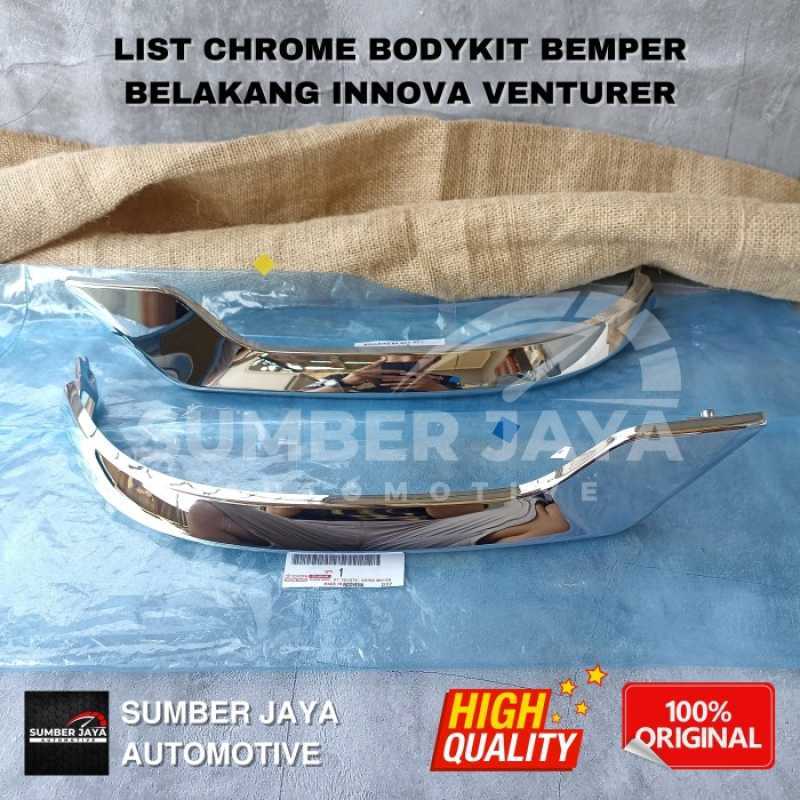Jual List Chrome Bodykit Innova Venturer Bemper Belakang Original Di ...