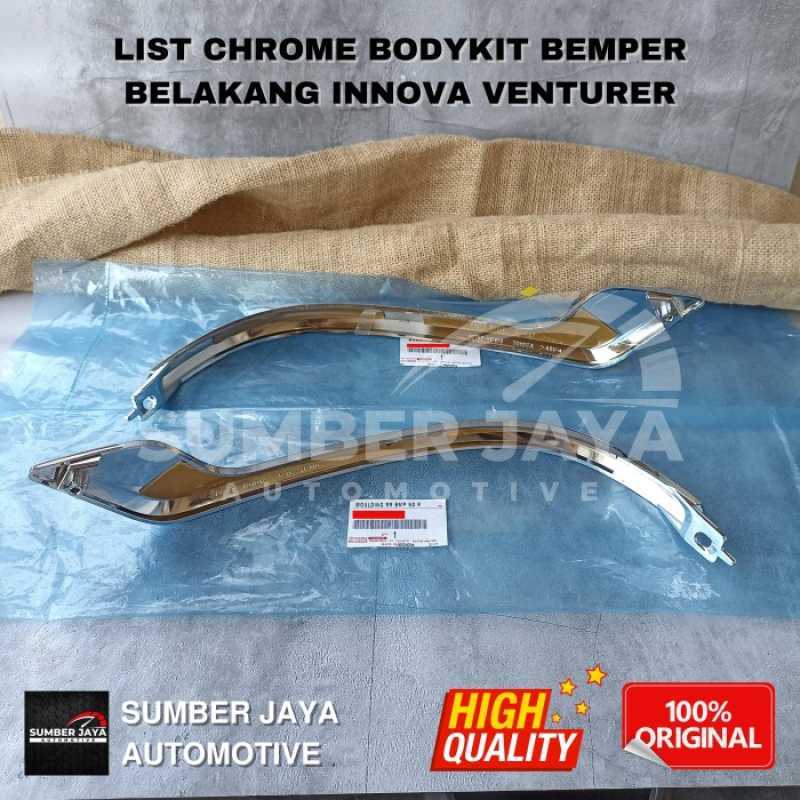 Jual List Chrome Bodykit Innova Venturer Bemper Belakang Original Di ...