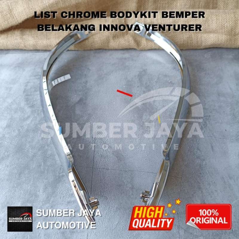 Jual List Chrome Bodykit Innova Venturer Bemper Belakang Original Di ...
