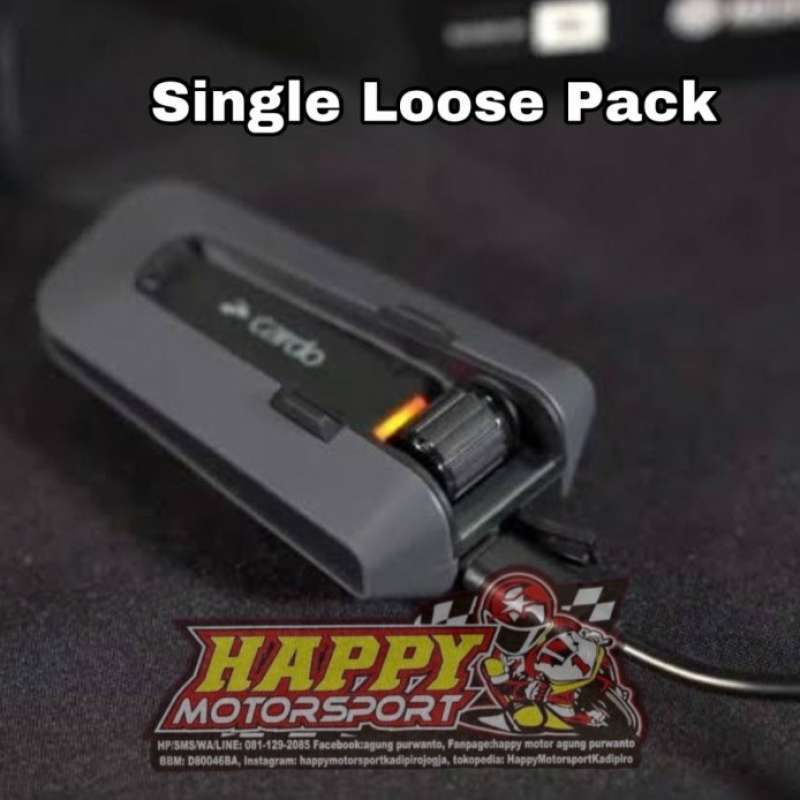 Jual Intercom Cardo Packtalk Edge Pack Talk New Single Pack Garansi ...