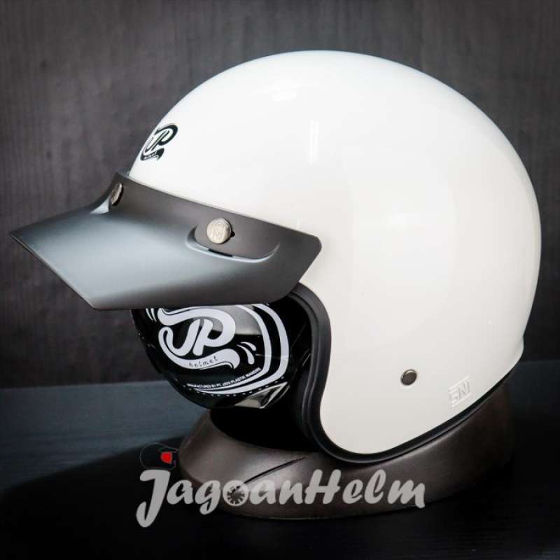 Jual Jpx Helm Jp Signature So Solid | Broken White | Retro Classic - L ...