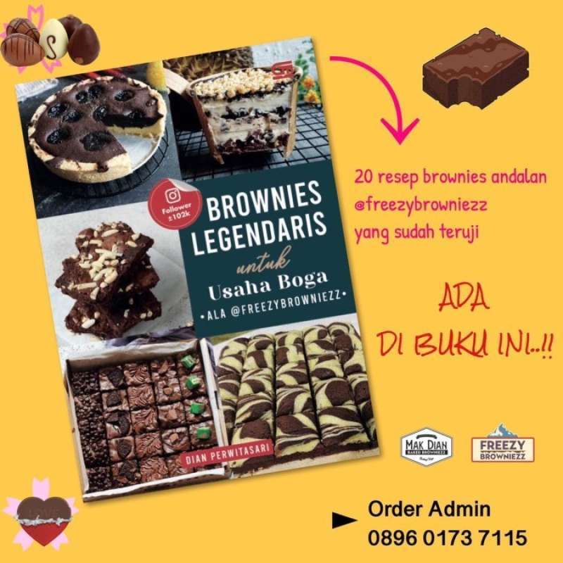 Promo Buku Brownies Legendaris Makdian Browniezz Diskon 23% Di Seller Sumijayeti Store - Kebon ...