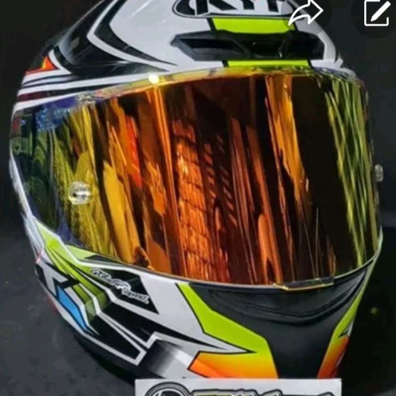 Jual Visor Ttc Tt Course Aftermarket Norisk Red Gold Blue Silver ...