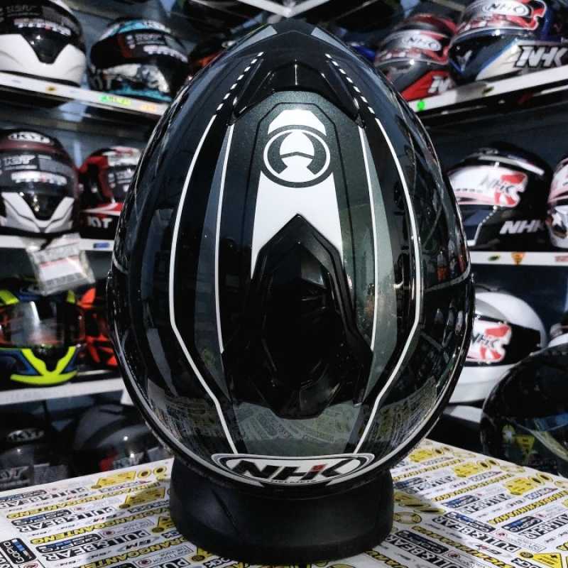 Jual Helm Nhk Mark 1 Triangle All Warna Full Face Single Visor Original ...