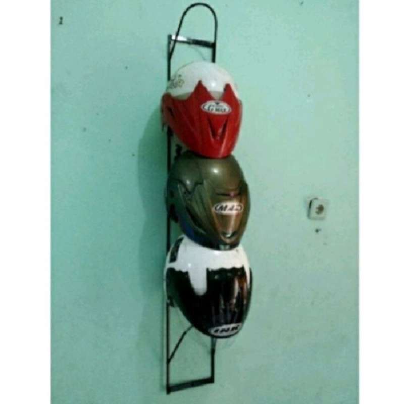 Jual Rak Helm 5 Susun/rak Helm Gantung/rak Helm Besi/gantungan Helm ...
