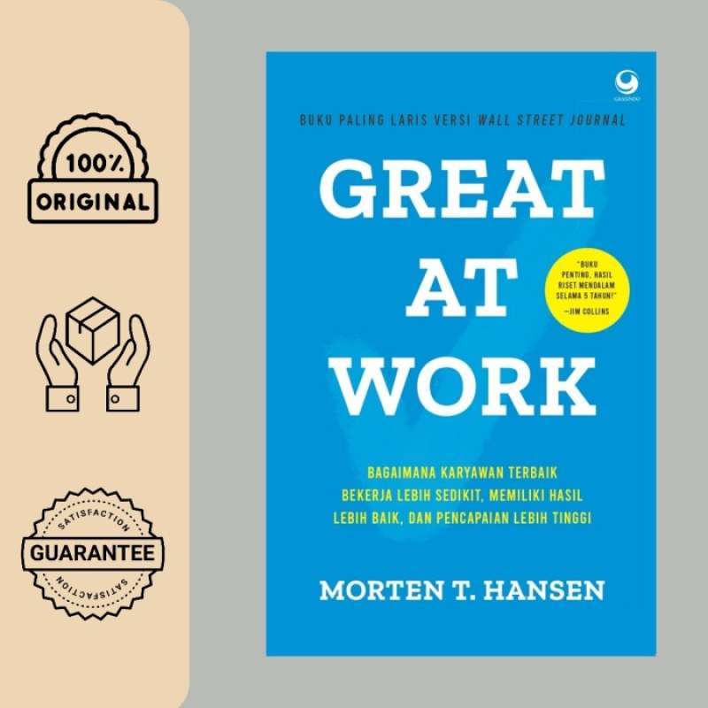 Promo Buku Great At Work By Morten T Hansen / Original Diskon 23% Di ...