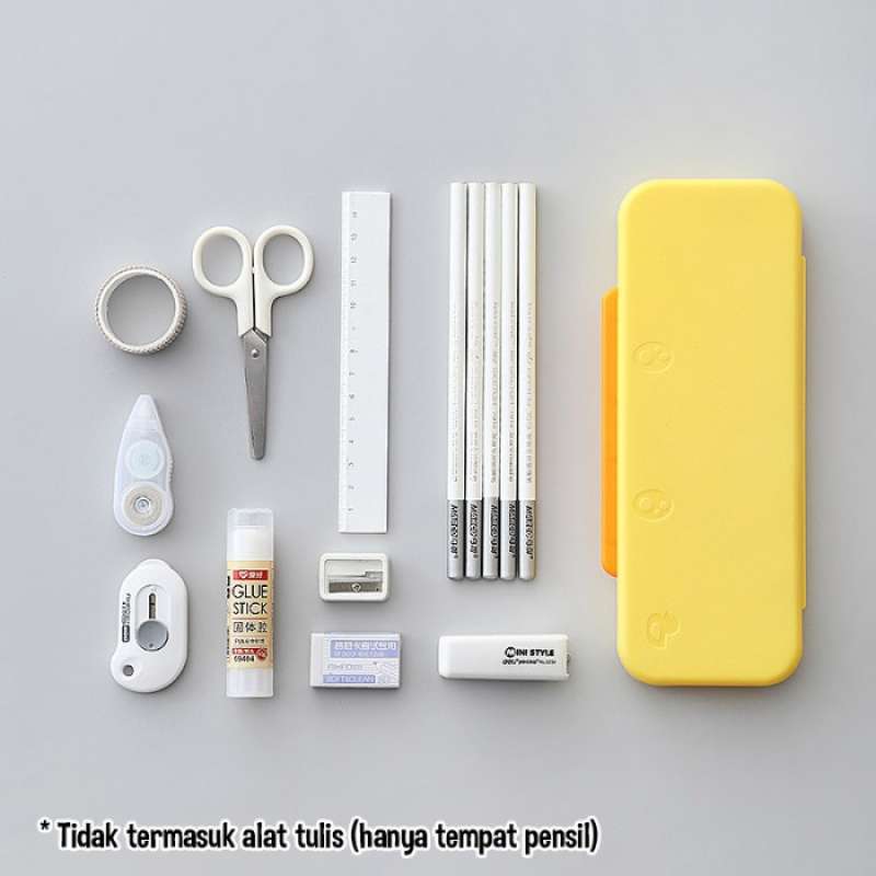 Jual Pen Case 2 Tingkat / Tempat Pensil Simpel Polos Minimalis Warna ...