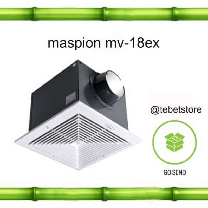 Jual Exhaust Fan Corong Plafon Merk Maspion Mv18ex - Mv 18 Ex - Mv-18ex ...