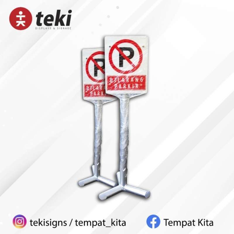 Jual Rambu Portable / Rambu Dilarang Parkir /rambu Lalulintas Di Seller ...