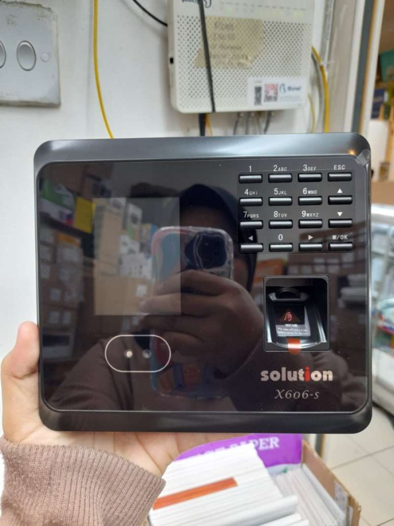 Promo Terbaru Mesin Absensi Sidik Jari Dan Face Solution X 606 Diskon 7 ...