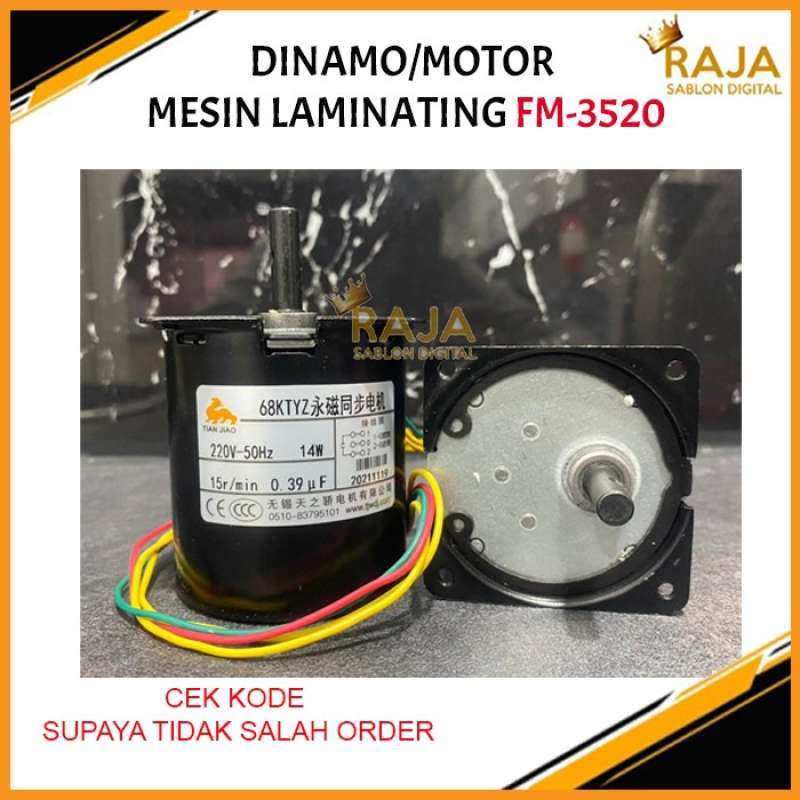 Jual Dinamo Mesin Laminating (standart Yt-320 & Roll Fm 3510 - 3520 ...