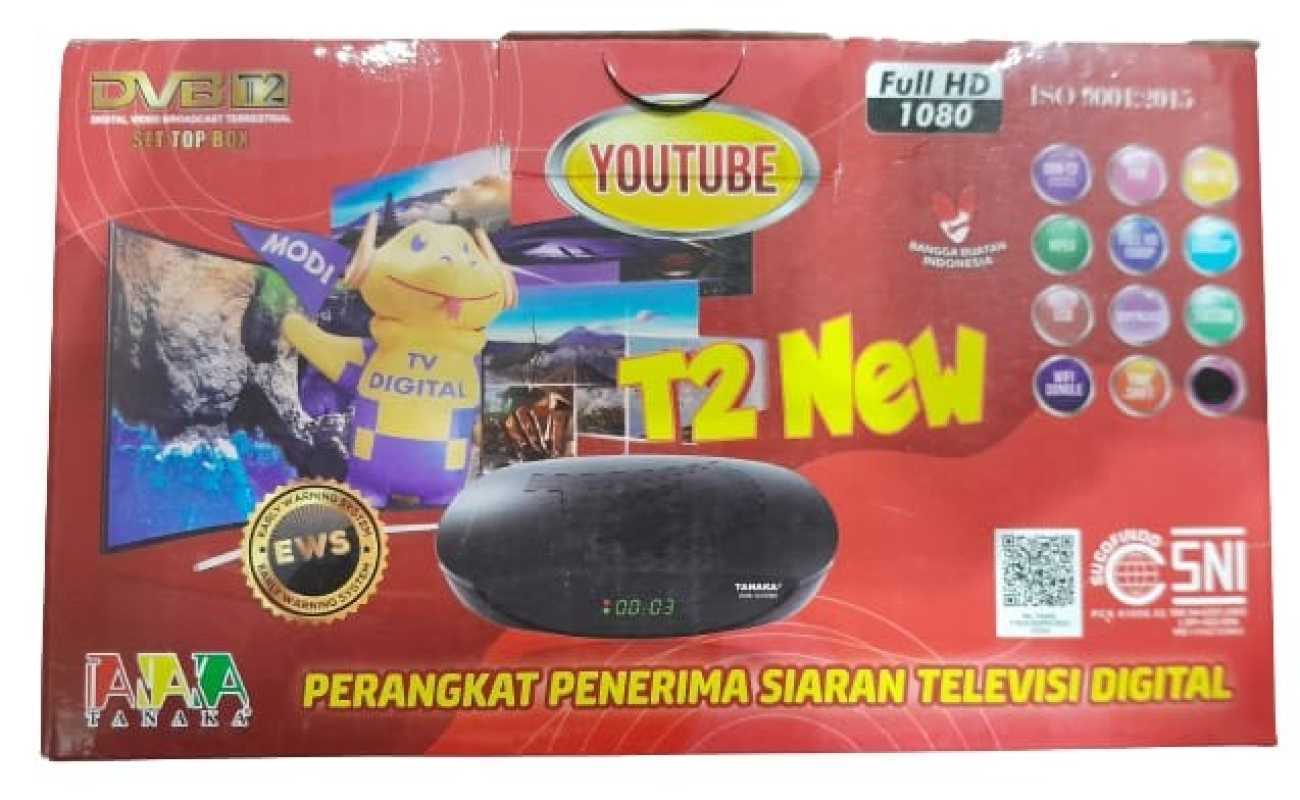 Jual Stb Dvb Set Top Box Tv Digital Tanaka T2 New- Paket 1 2 3 4 ...
