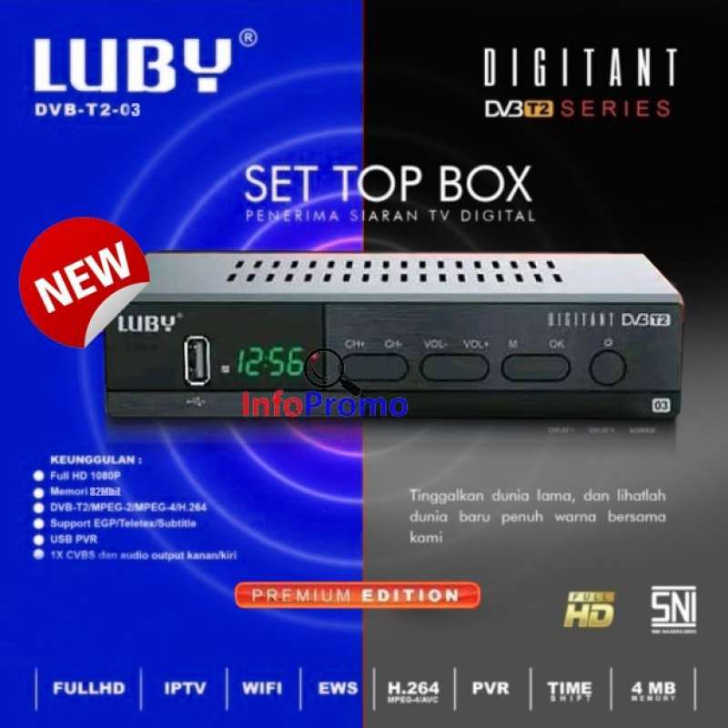 Jual Set Top Box Tv Digital Luby Stb Dvb T2-03 Full Hd Sni Original Di Seller Jete Store ...